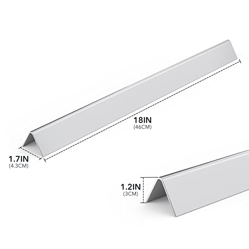 Stanbroil 18 Inch Flavorizer Bars for Weber Summit 400 Series - Stainless Steel Hot Plate for Weber Summit E-420 S-420 Gas Grills Without a Smoker Box - Replacement Parts for Weber 67669, 9PCS