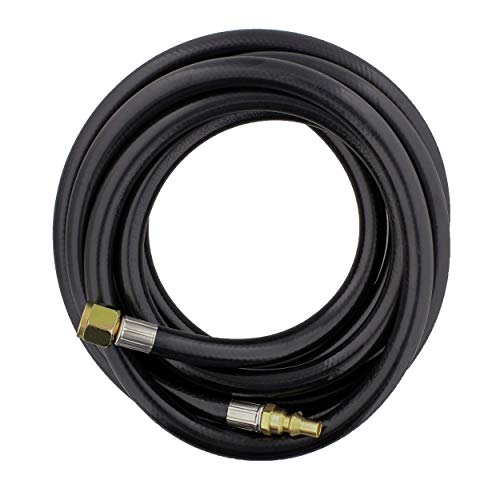 Dumble Low Pressure Regulator Hose, 12ft Rubber - Low Pressure Propane Regulator Hose for LP Gas Low PSI Regulator Hose