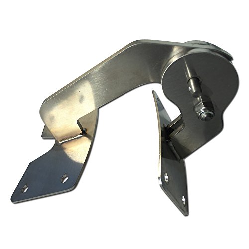 UDS Stainless Lid Hinge Kit, Ugly Drum Smoker Mod Parts - Stainless - Quick release by UnknownBBQ.com