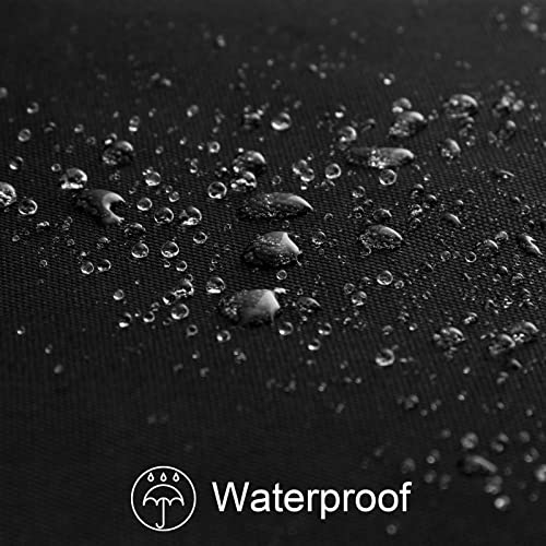 EDOSTORY Cooler Cart Cover, Waterproof UV Resistant 600D Oxford Fabric Fit for Most 80 Quart Rolling Ice Chest Cooler Upto 34L x 20W x 32H inch, Black