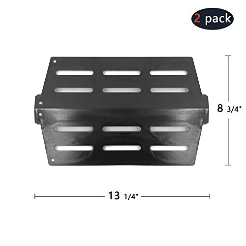 Hongso Grill Grate 7524 Heat Deflector 7622 Bundle for Weber Genesis 300 Series E-310 E-320 E-330 EP-310 EP-320 EP-330 S-310 S-330 Gas Grill (2011-2016 with Front Control Knobs)