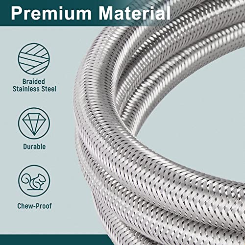 GASPRO 5FT Propane Hose Adapter 1lb to 20lb, Compatible with Coleman Camping Stove, Mr. Heater Buddy Heater, Blackstone Griddle, and More, Connects to 5-100lb Tank