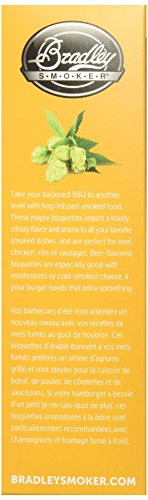 Bradley Smokers BTBR24 PREMIUMBISQUETTES-BTBR24-Premium Bisquettes-Beer 24Pk, 24-Pack, Multi