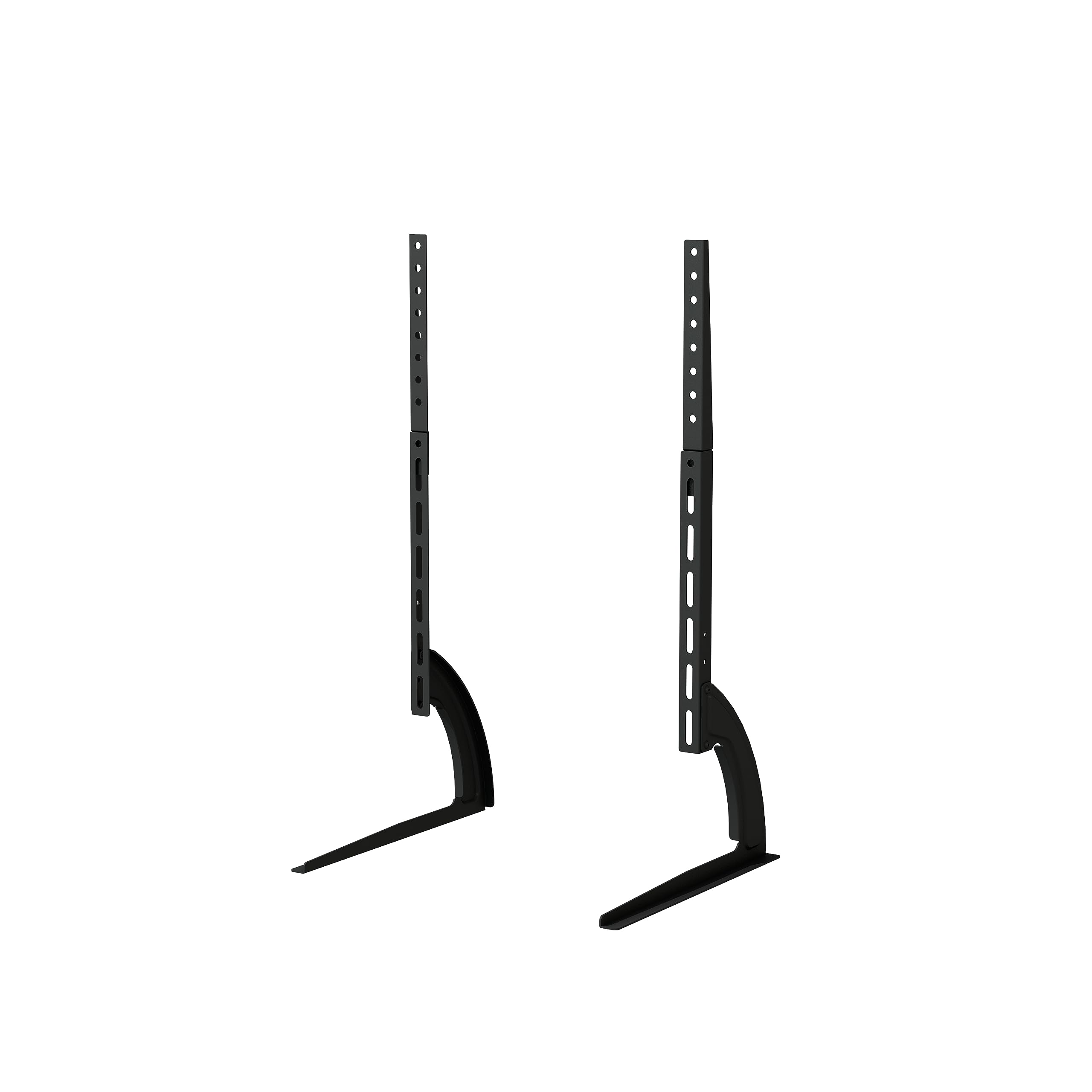 ProMounts Universal Fixed Tabletop TV Stand, Heavy Duty Adjustable Bracket for 13-72 Inch LED LCD OLED Plasma Flat and Curved TV Screens Holds Up to 110 lbs, Max VESA 800x400