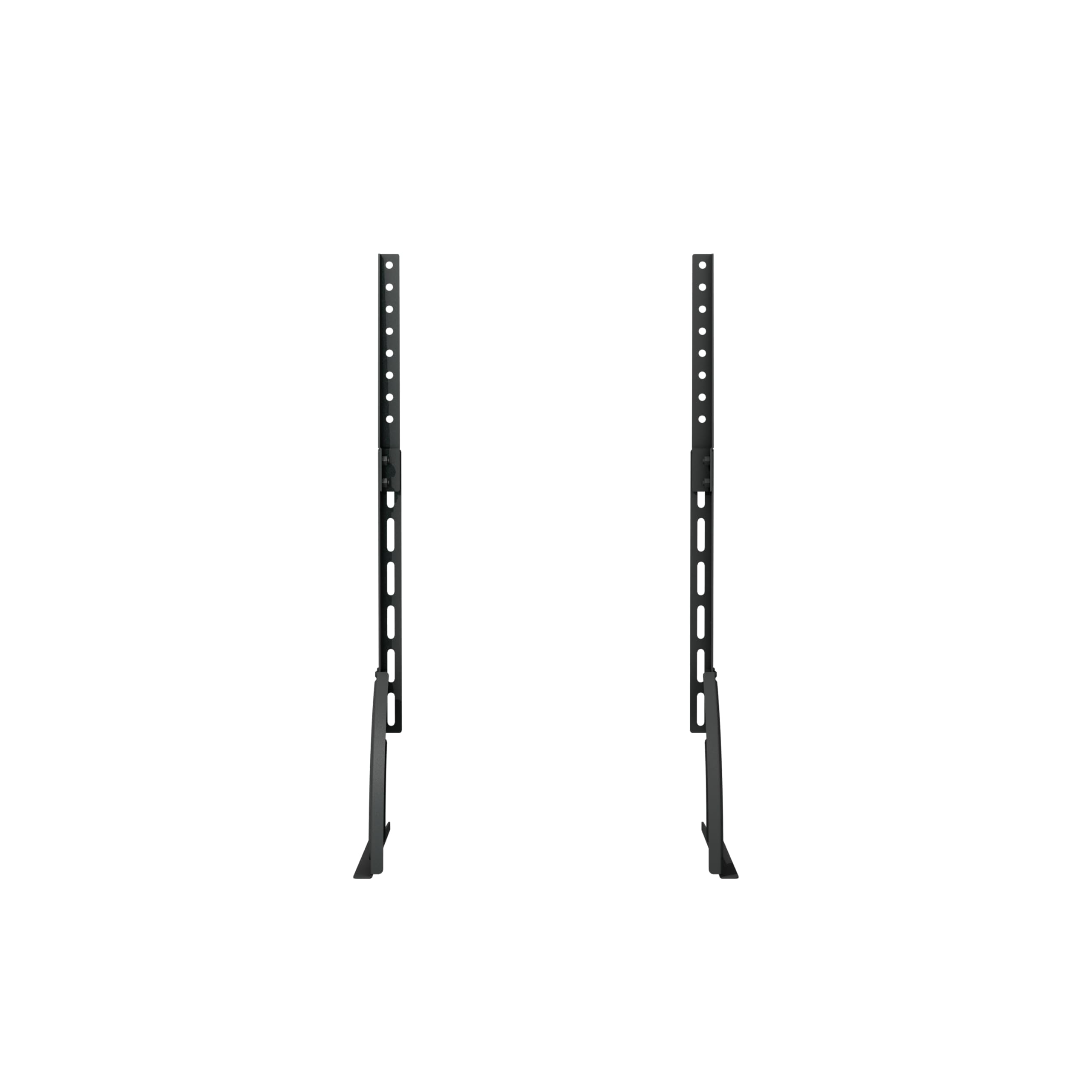 ProMounts Universal Fixed Tabletop TV Stand, Heavy Duty Adjustable Bracket for 13-72 Inch LED LCD OLED Plasma Flat and Curved TV Screens Holds Up to 110 lbs, Max VESA 800x400