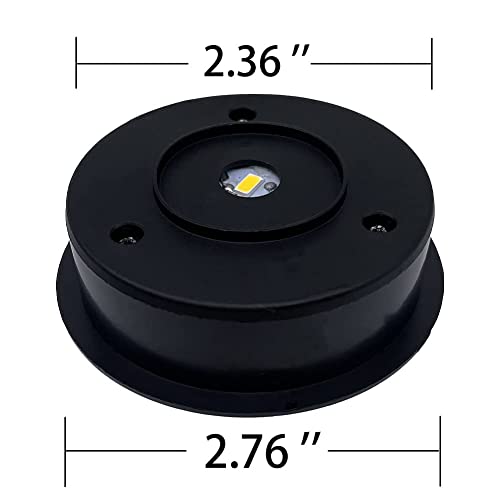 Misawce 2 Pack Solar Lanterns Replacement Tops for Outdoor Hanging Lanterns, Solar Lanterns Battery Box, Solar Lanterns Replacement Accessories( 2.76 inch)