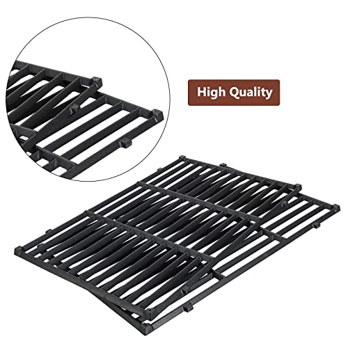 QuliMetal 7638 7537 7508 Grill Parts Replacement Kit for Weber Spirit 300 Series with Side-Mounted Control Knob