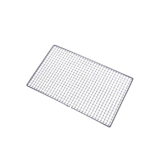 Carbon Baking Net, BBQ Grill Net Baking mesh mats Barbecue Grill net Stainless Steel Cross Wire 3045cm for Ourdoor Picnic, BBQ