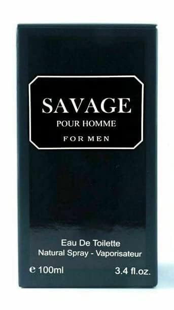 4 pack combo of Savage for Men Eau de Toilette 3.4 oz + Savage Eau de Parfum 3.4 oz + Salvang 35 ml+ 1 Billion 35ml inspired perfume