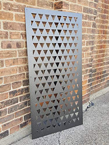 Triangle1US - Privacy Screen Metal Garden Fence Decor Art