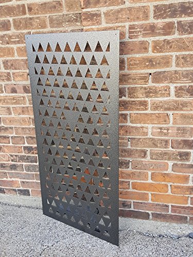 Triangle1US - Privacy Screen Metal Garden Fence Decor Art