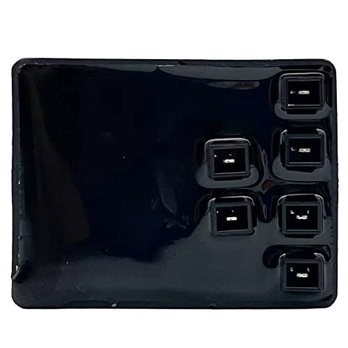 Grillkid SG06 Spark Generator Replacement for Select Gas Grill Models by Brinkmann, Charbroil, Nexgrill and Others, 6 Male Spade Connector Outlets