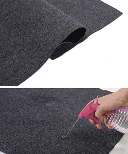 Electric Smoker Mat,Protects wooden floors from liquid and Sauce Spills,Premium Oven Mat,Under Grill Mat,Absorbent material-Contains Smoker Spill,Anti-Slip and Waterproof Backing,Washable (36" x 48")
