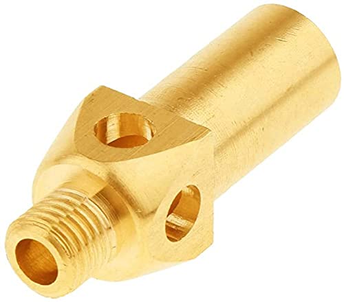 ANPTGHT 4pcs Propane Natural Gas Burner Jet Nozzle Wok Burner Brass Nozzles Sparyer for 10, 20, 23, 32, 44 Tips Cast Iron Burner fit Wok Range, Grilling, Stir Fry (Propane Gas)