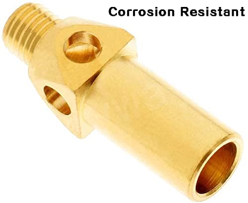 ANPTGHT 4pcs Propane Natural Gas Burner Jet Nozzle Wok Burner Brass Nozzles Sparyer for 10, 20, 23, 32, 44 Tips Cast Iron Burner fit Wok Range, Grilling, Stir Fry (Propane Gas)
