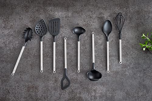Rösle Basics Line Slotted Turner Spatula with 13.5 in. Stainless Steel Handle