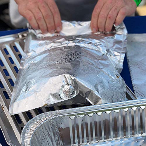 Kingsford Extra Tough Aluminum Grill Bags, for Locking in Flavors & Easy Grill Clean Up, Recyclable & Disposable, 15.5" x 10", Pack of 4 (4)