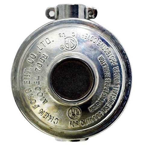 Mr Heater F273767 Propane Low Pressure LP Regulator 1/4" female pipe thread inlet and a 3/8" female pipe thread outlet,Multicolored,Regular