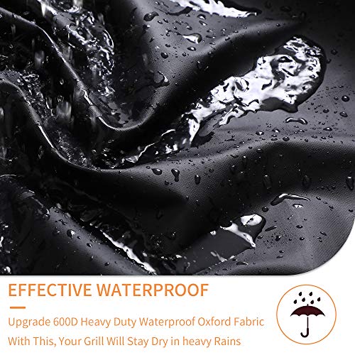 Jiesuo Cover for Large Big Green Egg, Grill Accessories for Large Big Green Egg, Heavy Duty Waterproof Grill Cover