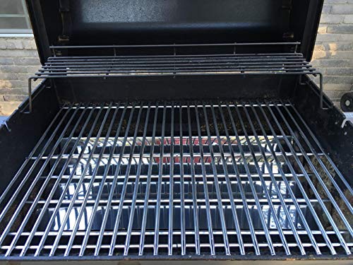 SHINESTAR Stainless Steel Grates Replacement for Weber Genesis E-330, E-310, Genesis 300 Series Grill Parts, 19.5 x 12.9 Inch, 2-Pack, 7mm