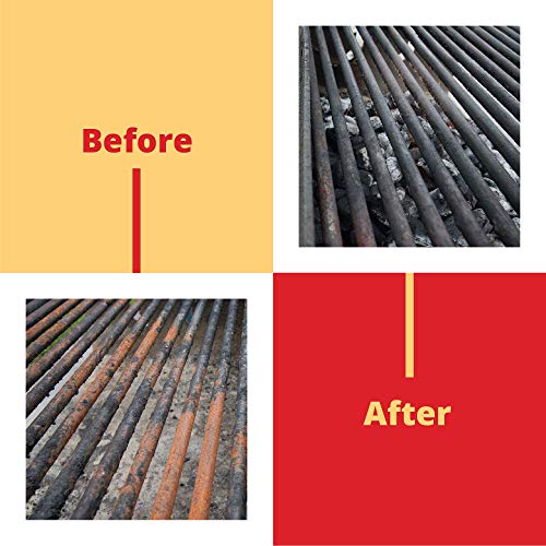 Grill Rescue BBQ Replaceable Scraper Cleaning Head, Bristle Free - Durable and Unique Scraper Tools for Cast Iron or Stainless-Steel Grates, Barbecue Cleaner (Replaceable Cleaning Head)