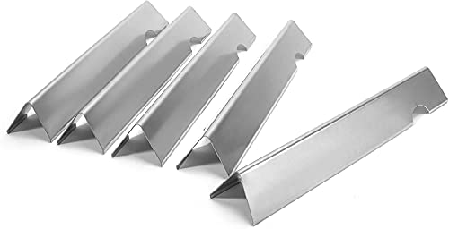 BBQ-PLUS 66032/66795 Flavorizer Bars and 66040 Heat Deflector Grill Parts Replacement for Weber Genesis II E/ES 310 Series (2017 and Newer) Gas Grills