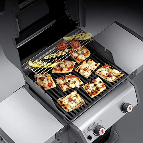 Uniflasy 69785 18 Inch Grill Burner 7635 15.3 Inch Flavorizer Bars 69866 18 Inch Grill Warming Rack 7637 17.5 Inch Grill Cooking Grates for Weber
