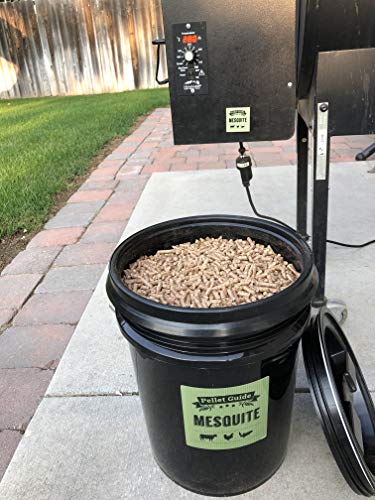 Pellet Smoker Bucket Labels for Smoker Pellet Storage