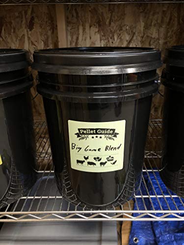 Pellet Smoker Bucket Labels for Smoker Pellet Storage