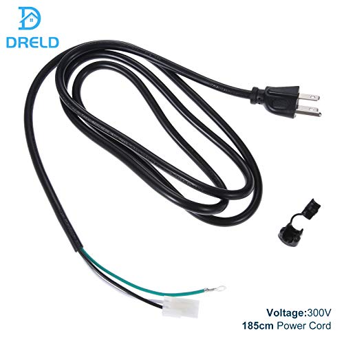 Smoker Grill Power Cord Kit by Dreld,Barbecue Power Cord Replacement for Traeger and Pit Boss Pellet Smoker Grills - 6 Feet