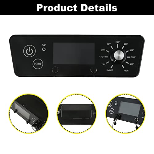 Digital Thermostat Controller Board Kit Replacement for Pit BOSS 3/4/5 Series Vertical Pellet Smoker, Equipped with Two Digital Meat Temperature Probes