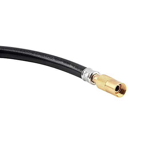 JEASOM 4FT Propane Regulator Hose with Gauge Fit for Blackstone 17β/22β Tabletop Griddle BOSS 2 Burner Gas Griddles.