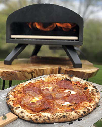 Bertello Outdoor Pizza Oven Everything Bundle - Gas, Wood & Charcoal Fired Outdoor Pizza Oven. Portable Pizza Oven AS SEEN ON SHARK TANK - PATENT PENDING
