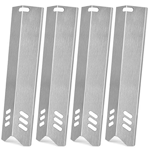 Metal Club Heat Tents for Dynaglo Dyna-Glo DGF493BNP, Backyard Grill BY13-101-001-12 BY14-101-001-02, BHG BH13-101-099-01 BH15-101-099-02 GBC1562W Grills, 4-Pack Heat Plates Heat Shields