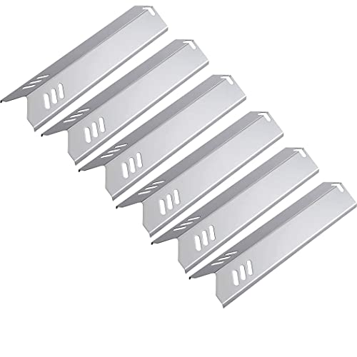 SUONA Grill Heat Plate Shield for Dyna-Glo 6 Burner DGF600SSP DGB610SS DGF934BMP 70-01-179 5 Burner DGF510SBP DGB515SDP-D Replacement Part for Backyard BY13-101-001-12/13 6 Pack ST-08-6