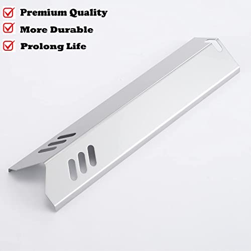 SUONA Grill Heat Plate Shield for Dyna-Glo 6 Burner DGF600SSP DGB610SS DGF934BMP 70-01-179 5 Burner DGF510SBP DGB515SDP-D Replacement Part for Backyard BY13-101-001-12/13 6 Pack ST-08-6