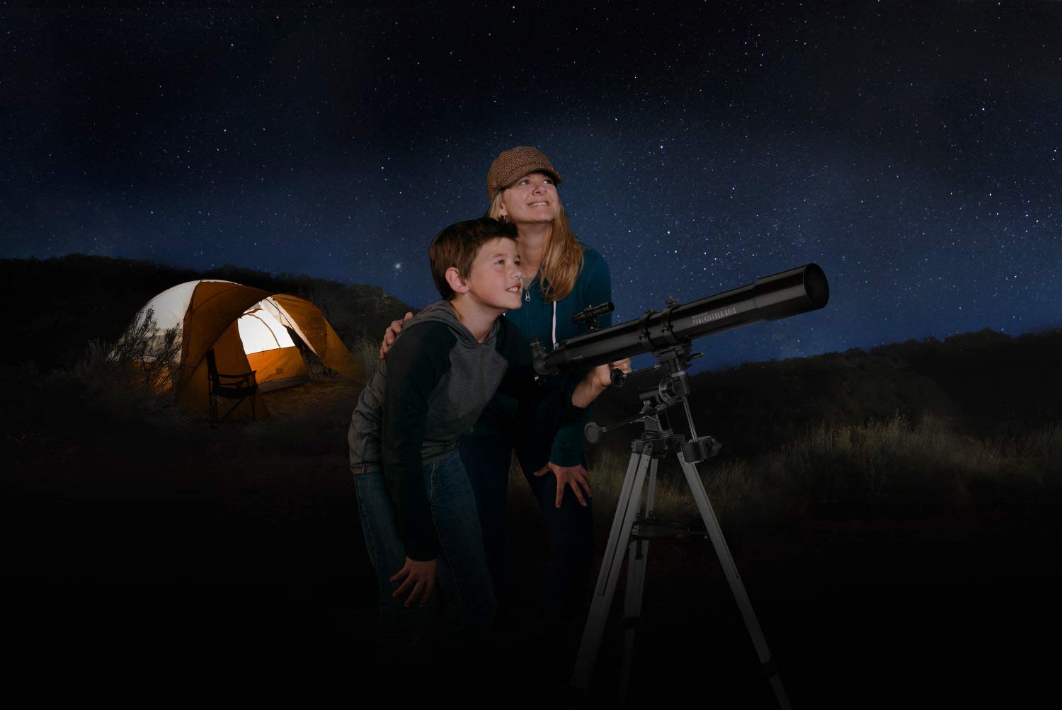 Celestron - PowerSeeker 80EQ Telescope - Manual German Equatorial Telescope for Beginners - Compact and Portable - BONUS Astronomy Software Package - 80mm Aperture