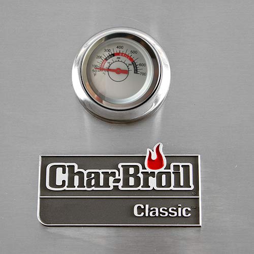 Adviace BBQ Grill Temperature Gauge Heat Indicator for Charbroil Grill Replacement Parts, 2.375 inch Diameter Grill Thermometer for Weber, Kenmore, Nexgrill, Jenn/Air, Brinkmann Grills(1 Pack)