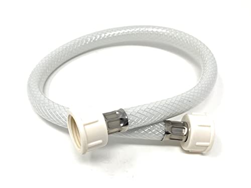 20 inch Braided PVC Water Supply Line 1/2 x 1/2 Female Nuts USED in Sinks [PLS 50 0808]