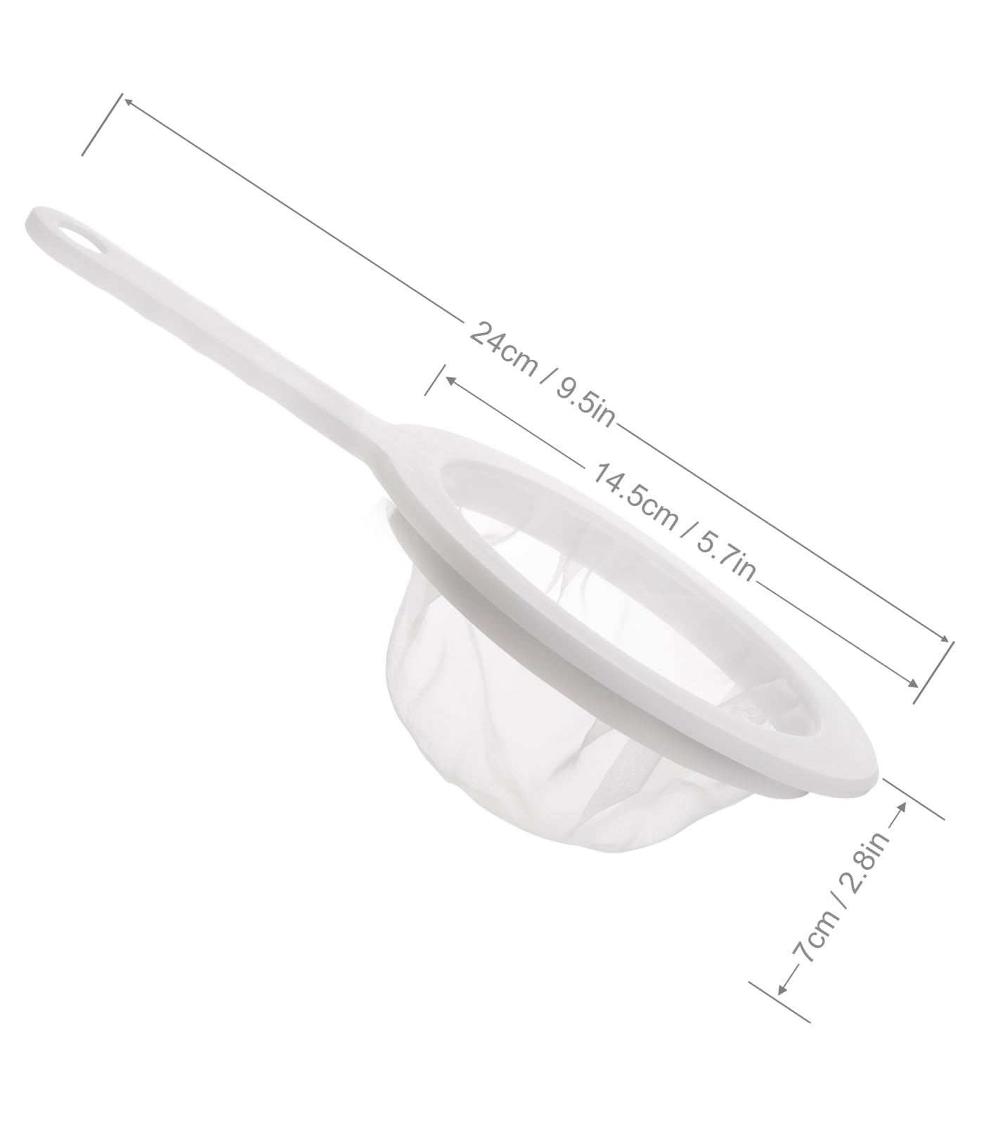 Clscea Fine Plastic Nylon Strainer kitchen Fine Mesh Sieve 80 mesh