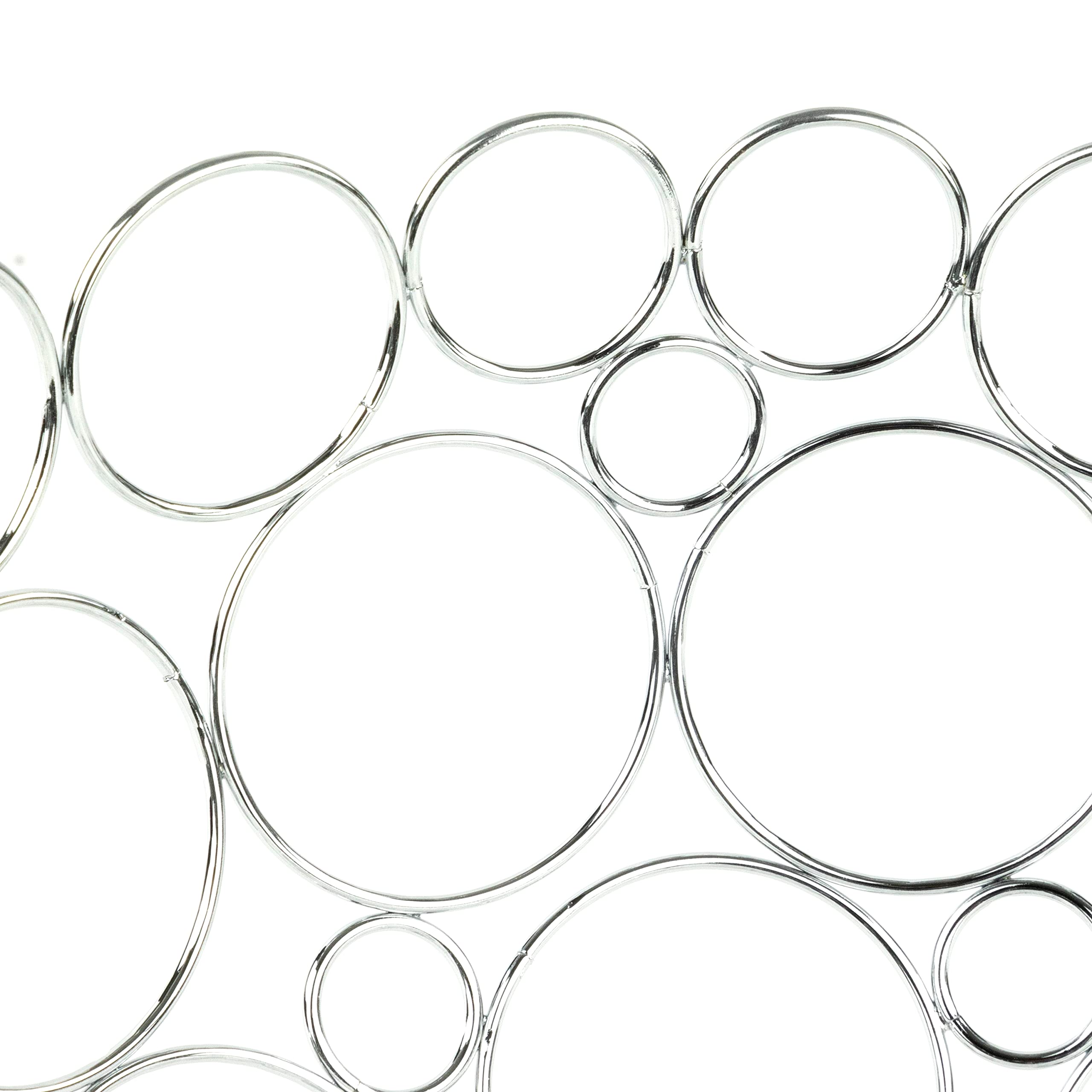Spectrum Diversified Shapes/Circles Round Fruit Bowl, Chrome