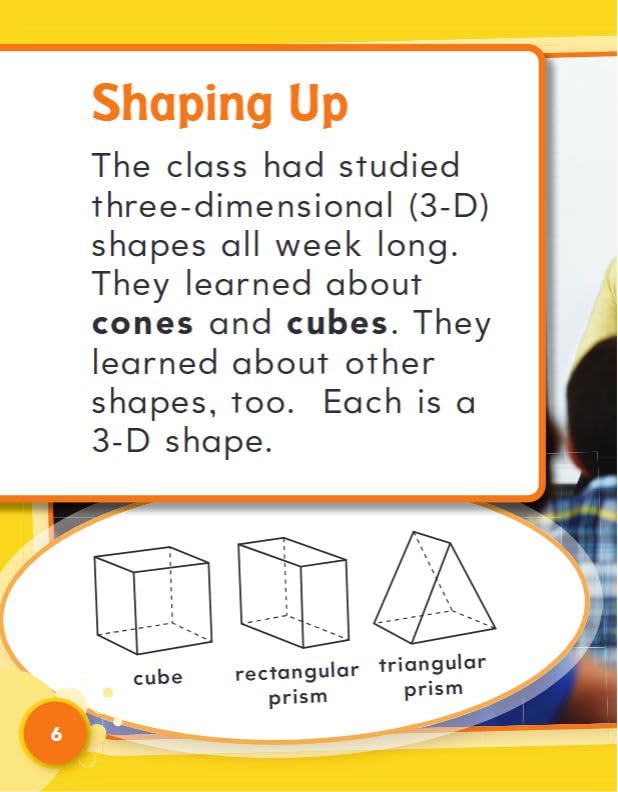 Teacher Created Materials 27344 STEM Robots 3-D Shapes (Stem: Mathematics Readers)