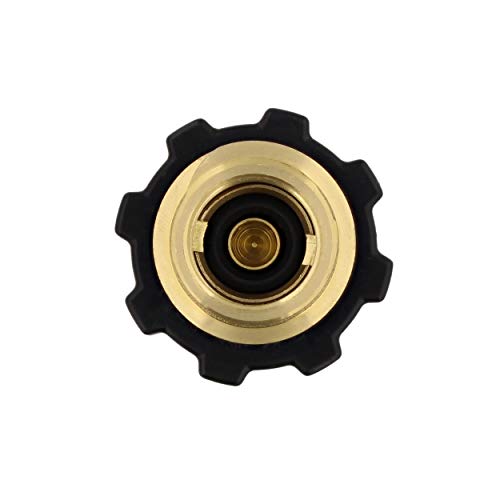 BISupply Universal POL to QCC1 Type 1 Propane Tank Adapters 1-Pack, POL Propane Adapter Fitting Bottle Thread Converter