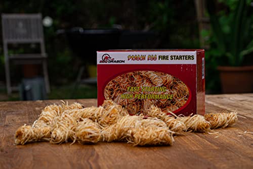 BBQ Dragon Egg Fire Starter-50 Pack Fire Starters for Fireplace-Ultra Fast, Long Lasting Charcoal Starter-Waterproof, Natural Fire Starters for Wood Stove, Campfire, Fire Pit, Charcoal Grill, Fatwood