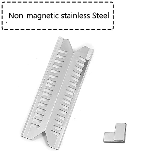 Htanch SN6061(1-Pack) 19.5625 inch 16GA Stainless Steel Heat Plate Replacement for Select Broil-Mate and Fiesta,Master Forge Gas Grills
