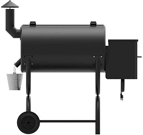 Z GRILLS ZPG-550B 2022 Upgrade Wood Pellet Grill & Smoker 8 in 1 BBQ Auto Temperature Control, Cooking Area, 550 sq in Black