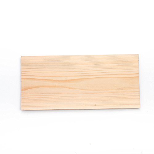 XL Large Cedar Grilling Planks (6 Pack) - 7x15 - Fits Full Filet of Salmon + Free Recipe eBook