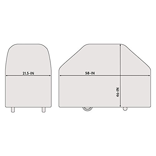 Broil King 58" Premium Exact Fit Cover for Baron 400-Series BBQ Grills