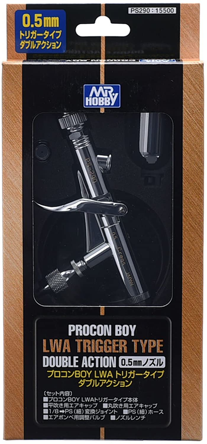 GSI Creos Mr. Procon Boy LWA Trigger Type Airbrush, 0.5mm