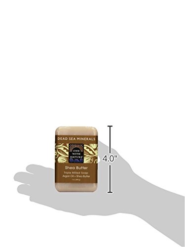 One With Nature, Dead Sea Mineral Bar Soap, Shea Butter, 7 oz
